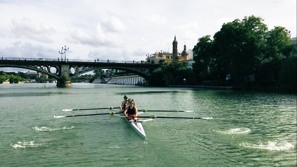 King's rowers take to the water in Seville - The King's School Chester