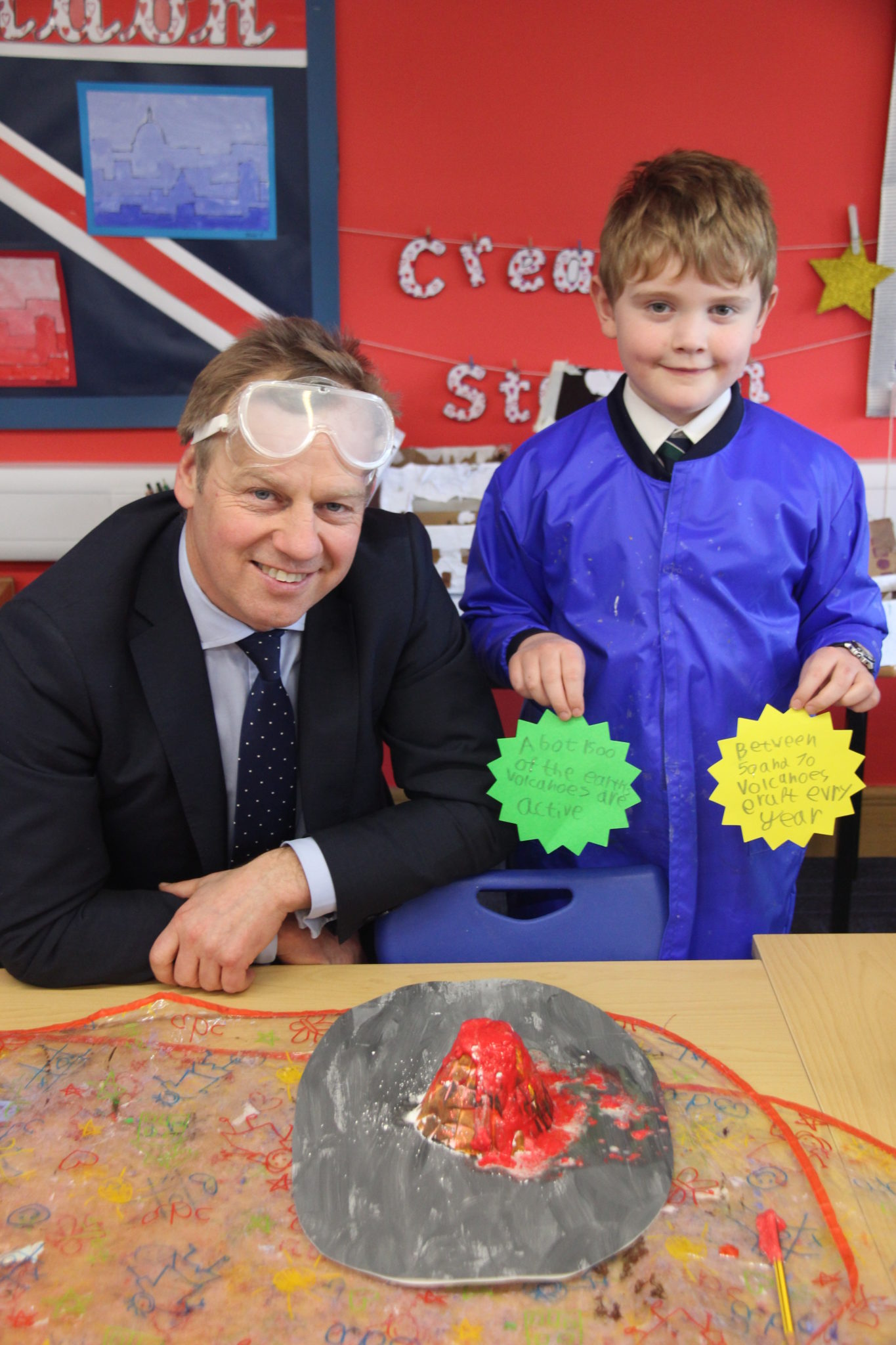 Video: Mr Hartley helps Kingfishers' lesson go with a bang! - The King ...