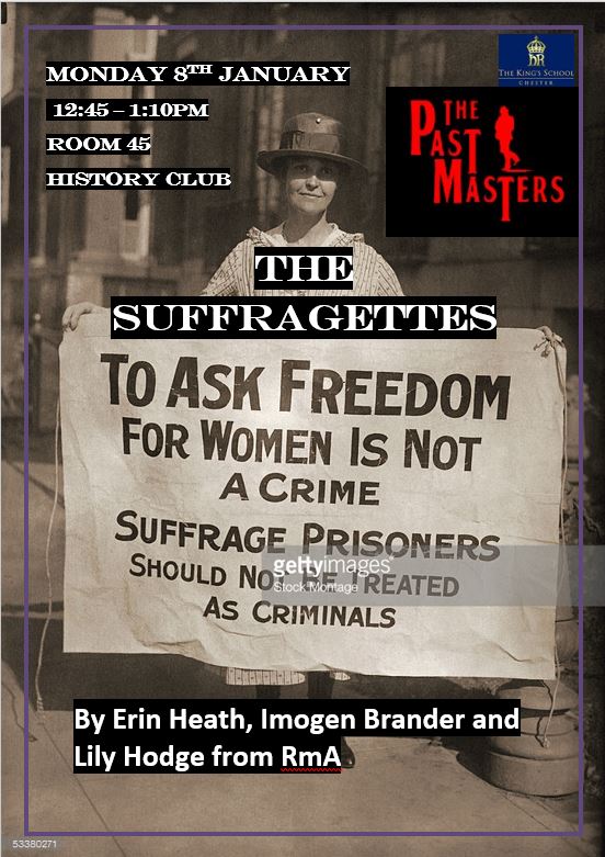 A modern take on the suffragette movement - The King's School Chester