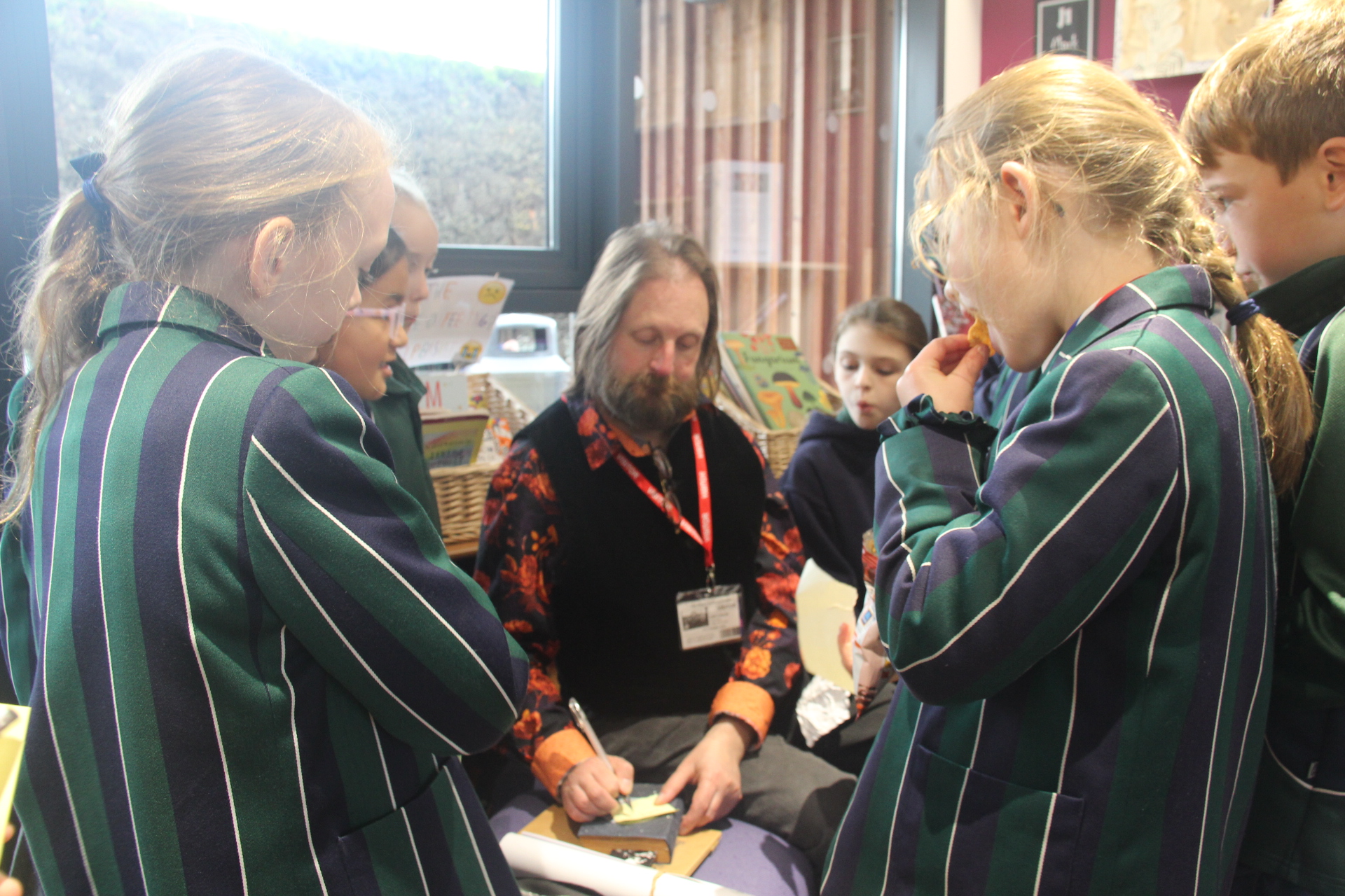 Excited pupils welcome Patron of Reading - The King's School Chester