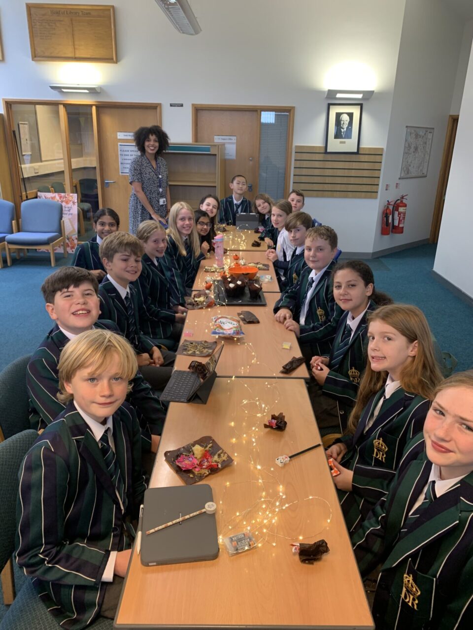 Removes readers rewarded with library tea party - The King's School Chester