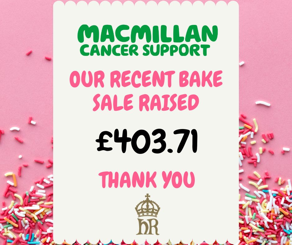 Star Bakers raise money for Macmillan Cancer Support - The King's ...