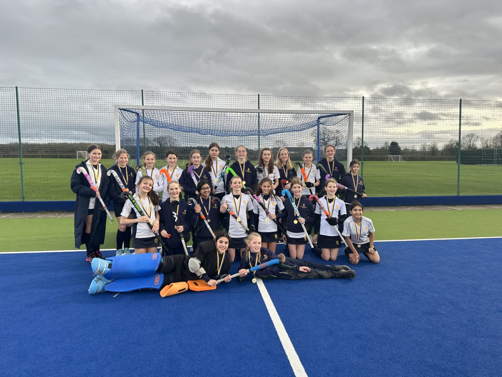 Hockey: Girls U12s celebrate successful season - The King's School Chester