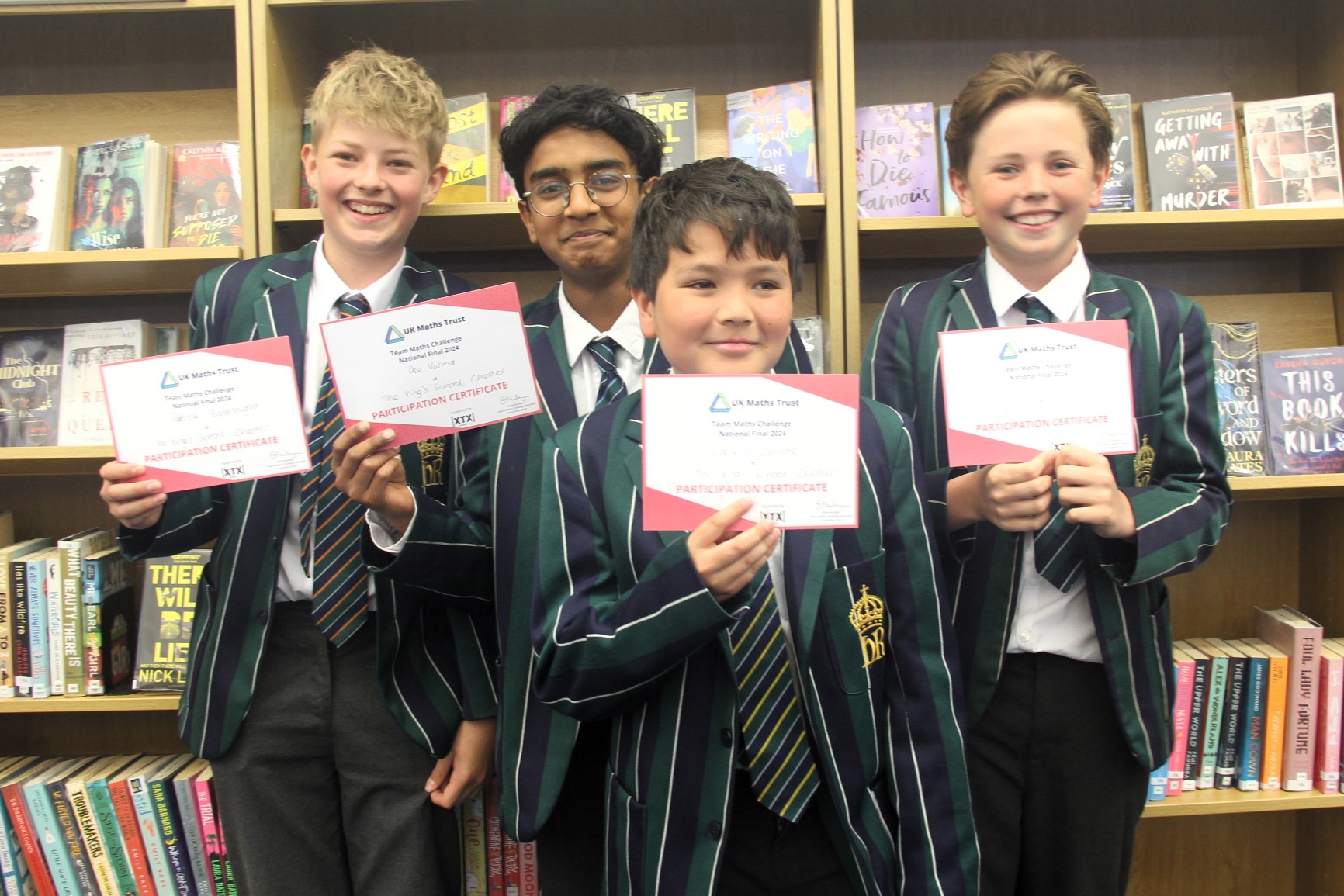 Shells team shines in maths challenge - The King's School Chester